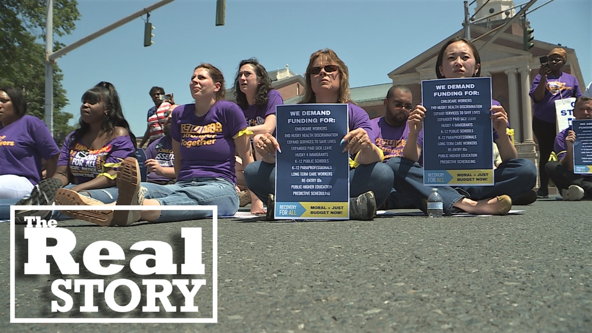 SEIU 1199 Union on strike for Connecticut budget boost | The Real Story ...