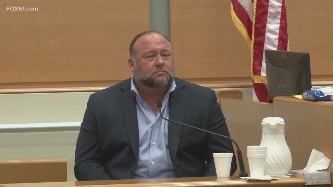 Alex Jones ordered to pay punitive $473M to Sandy Hook families | fox61.com Alex Jones ordered to pay punitive $473M to Sandy Hook families | fox61.com