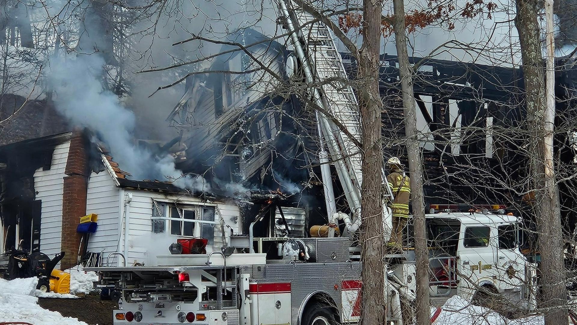 Stafford home is a 'total loss' after fire; Route 19 reopens | fox61.com