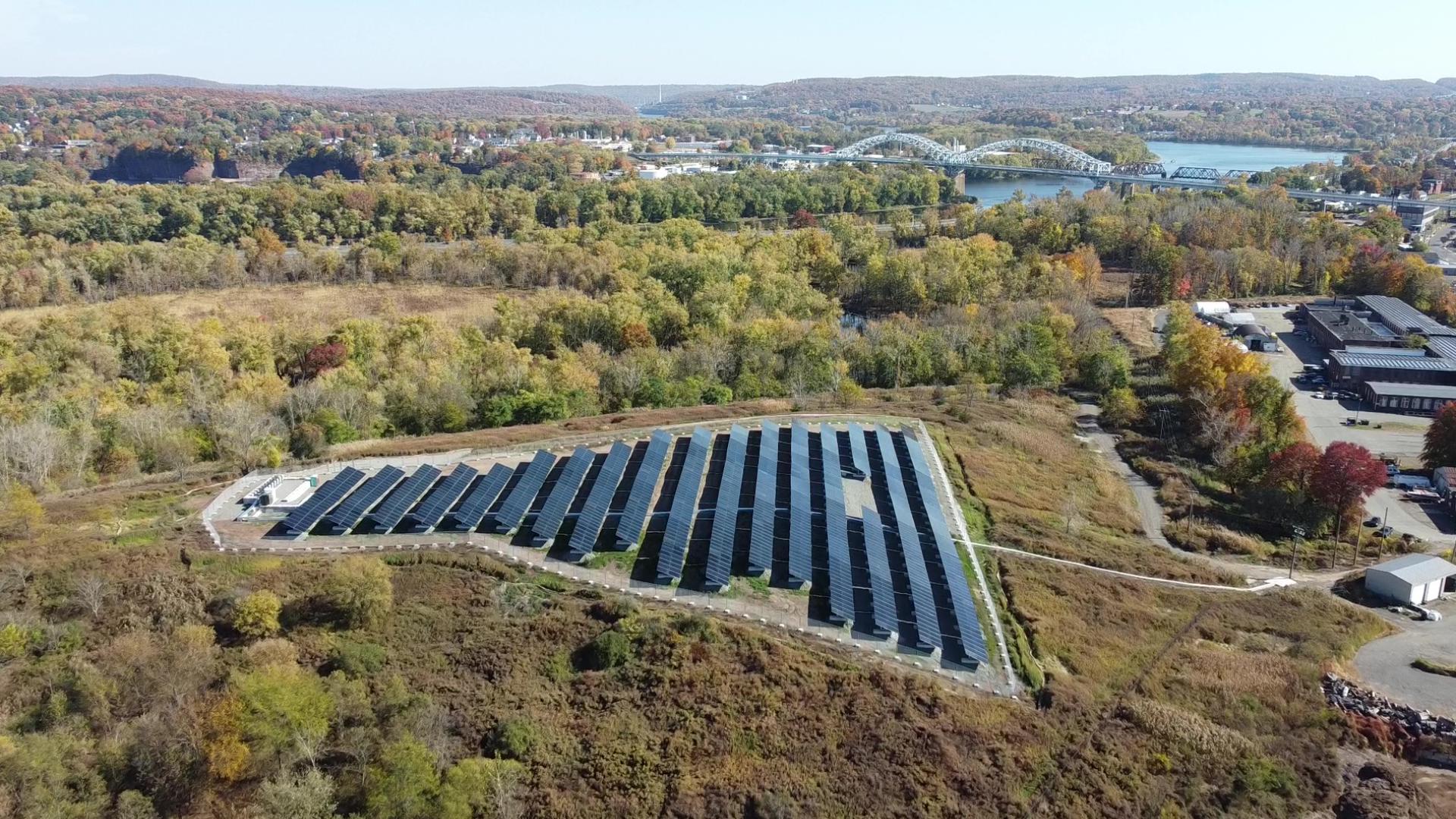 Solar energy project completed at former landfill in Middletown | fox61.com