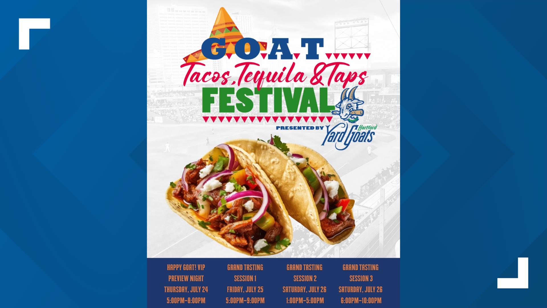 Yard Goats to hold GOAT tacos, tequila & taps festival at Dunkin’ Park ...