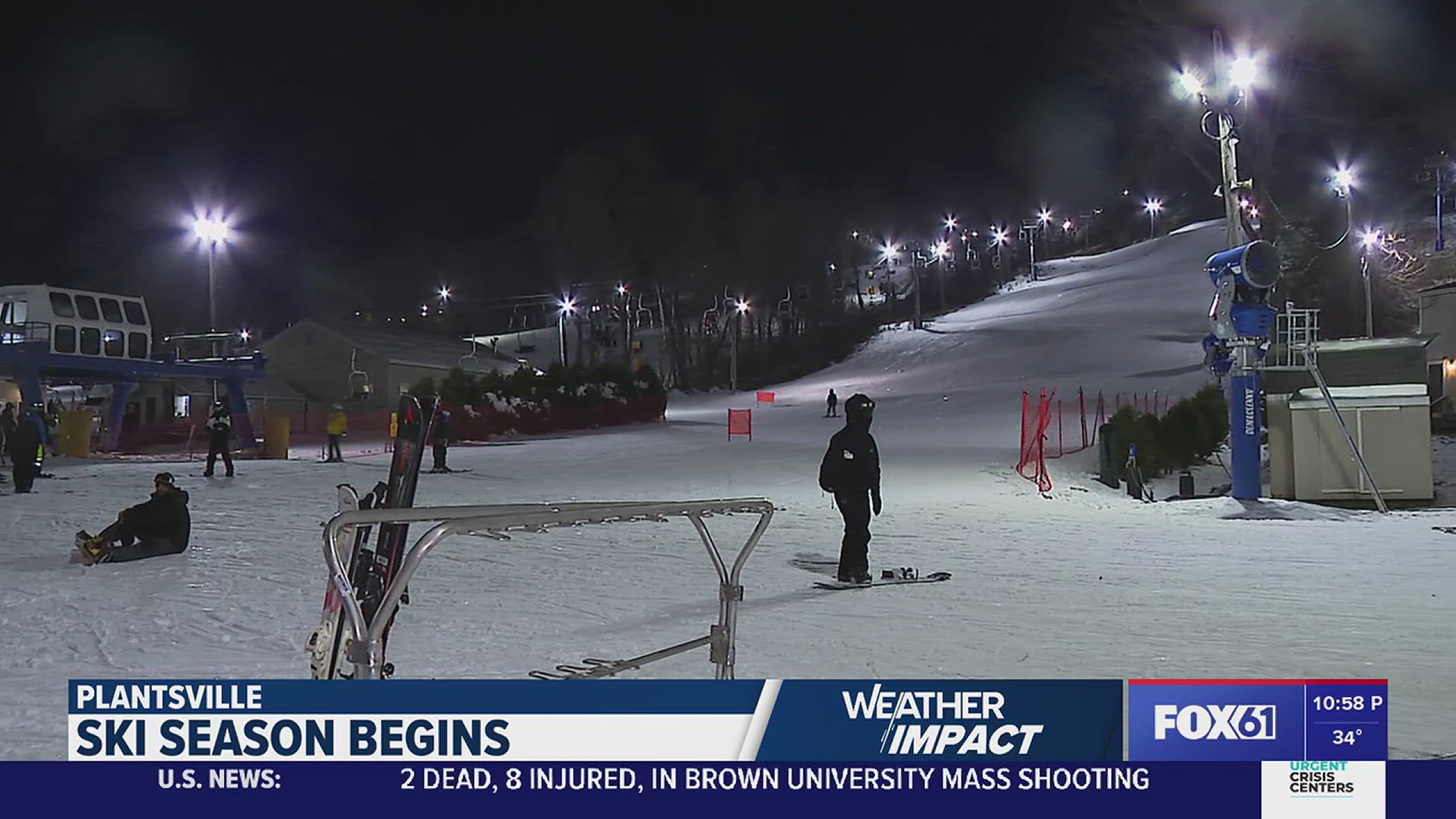 Skiers embrace thrill of the slopes as Mount Southington opens for ...