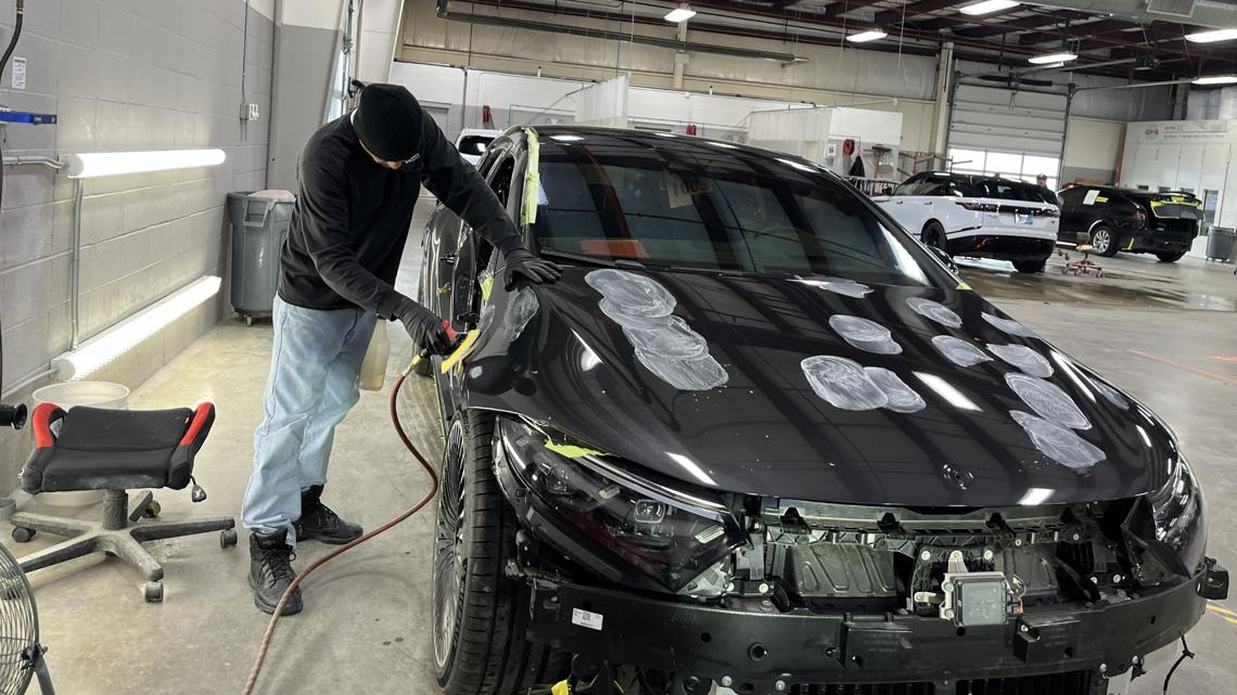Connecticut's winter storms keeping Hartford auto body shop's work on ...