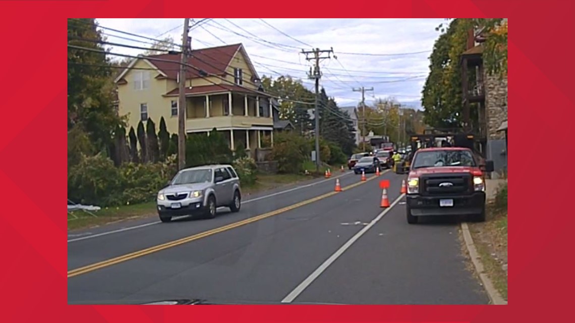 Naugatuck PD releases dashcam footage of officer struck | fox61.com
