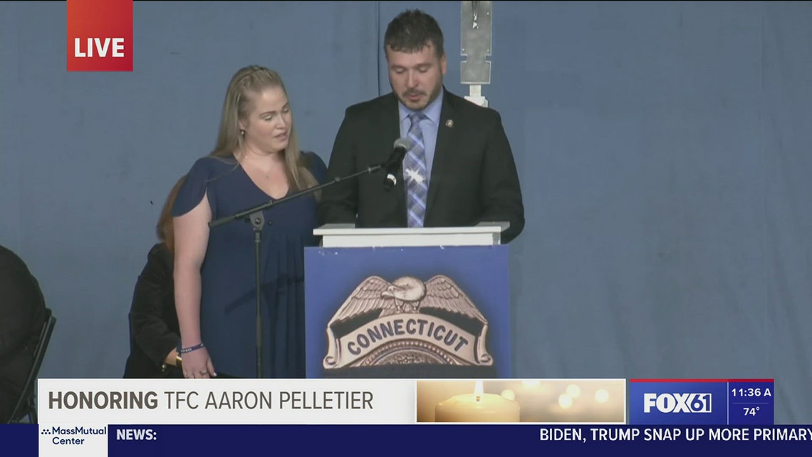 Brother of fallen Trooper First Class Aaron Pelletier gives eulogy at ...