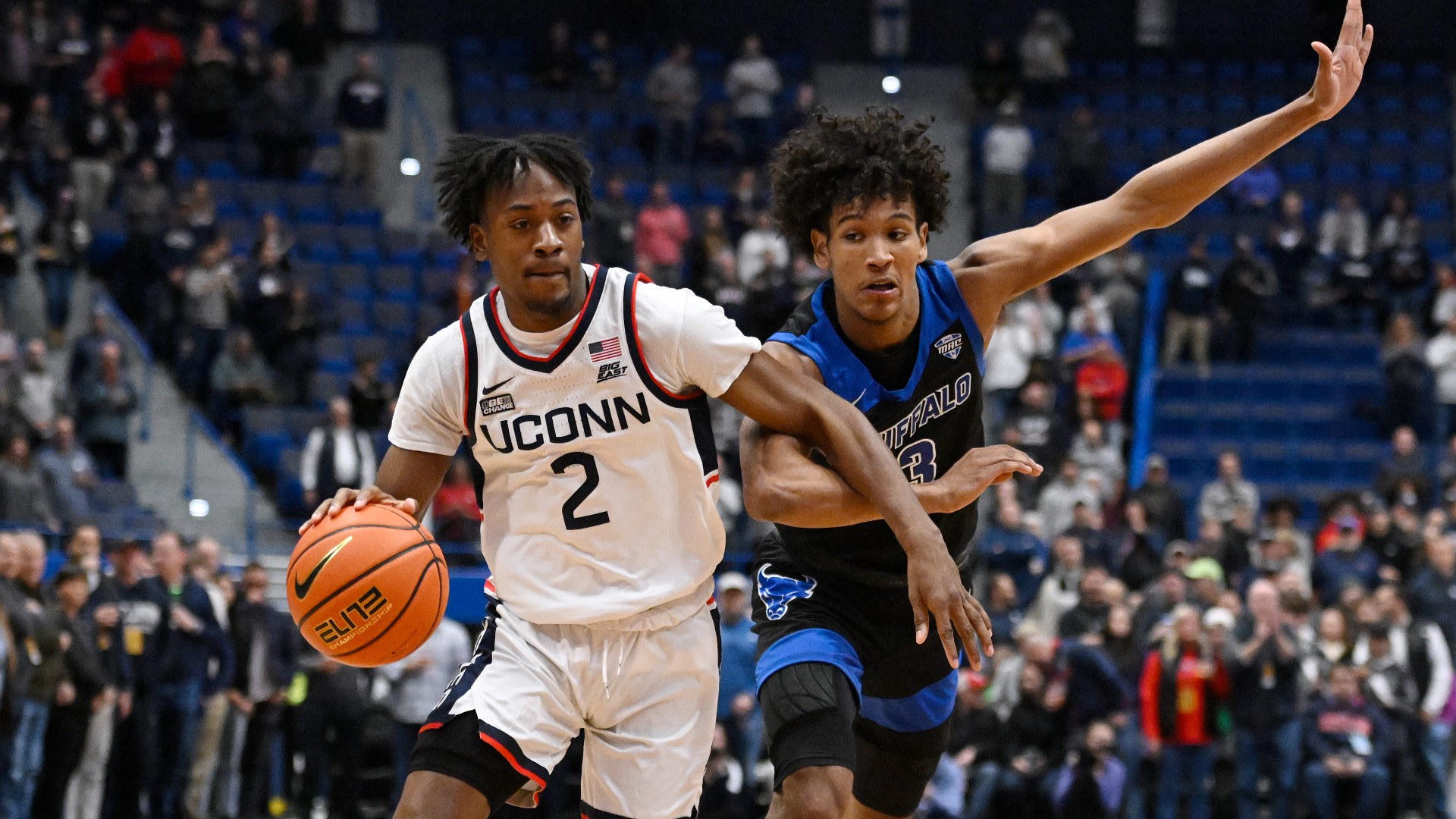 Newton's triple-double leads UConn past Buffalo | fox61.com