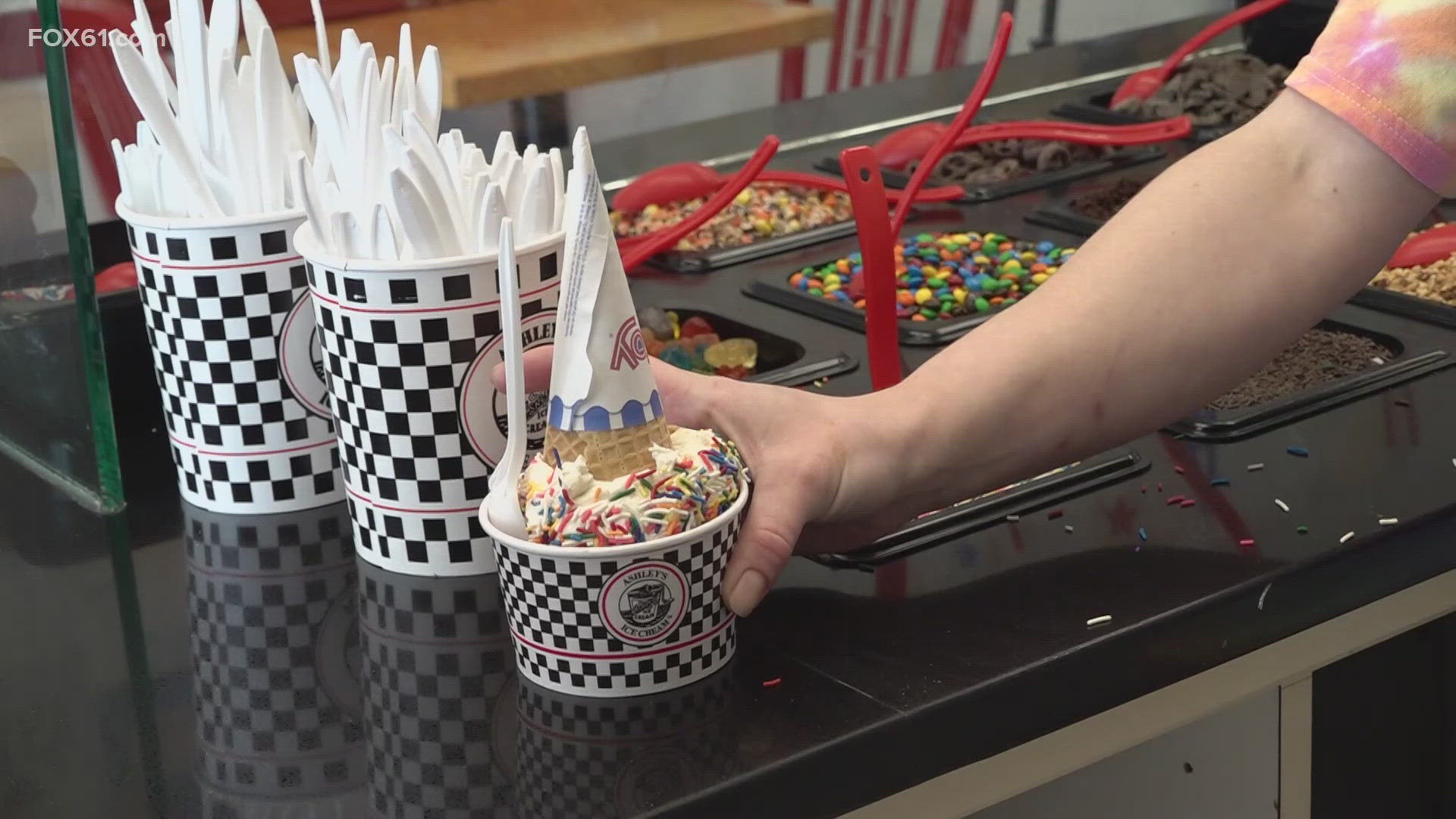 Hamden, Conn. locals find sweet relief from heat at Ashley's Ice Cream ...