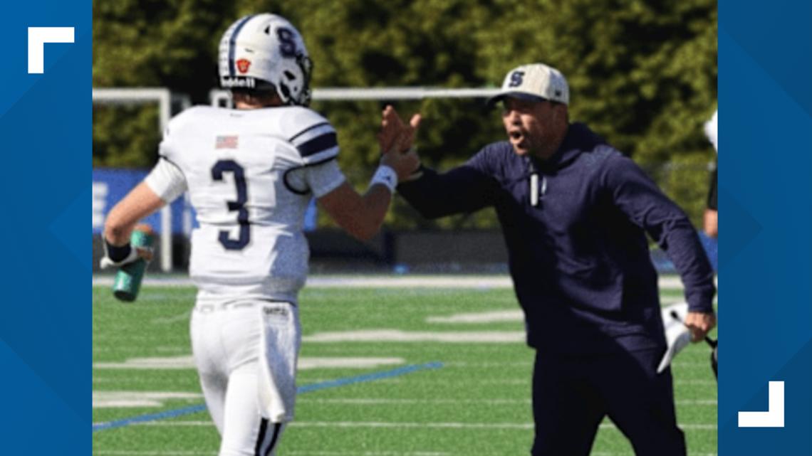 New York Giants recognize Staples High School football coach Matty ...