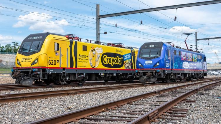 Amtrak and Crayola are bringing colorful trains to Connecticut | fox61.com