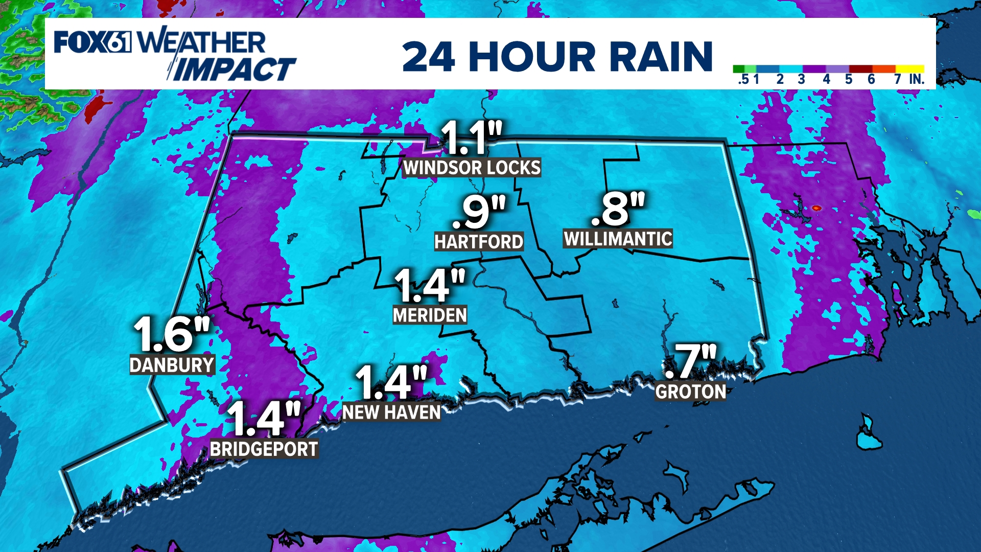 Connecticut's latest weather forecast | fox61.com