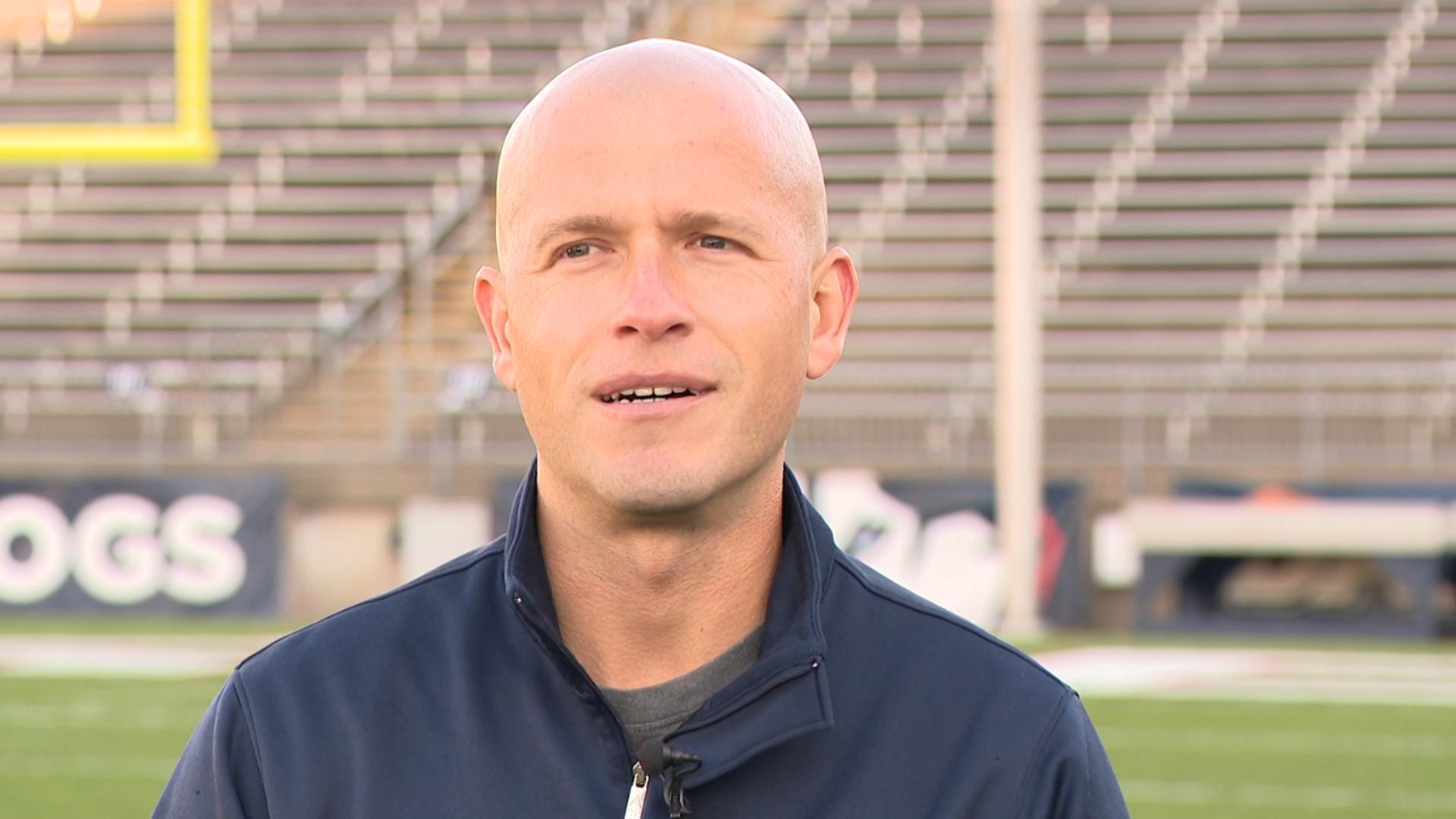 Who is the UConn fan who paints himself blue and white every game ...