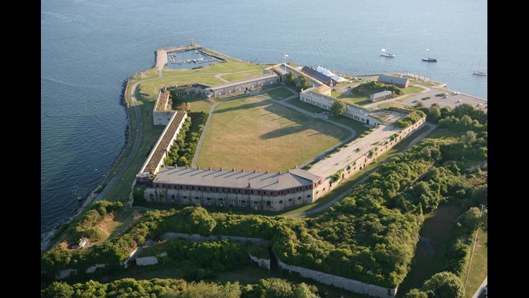 Explore the high walls and dark tunnels of Fort Adams in Newport, Rhode ...