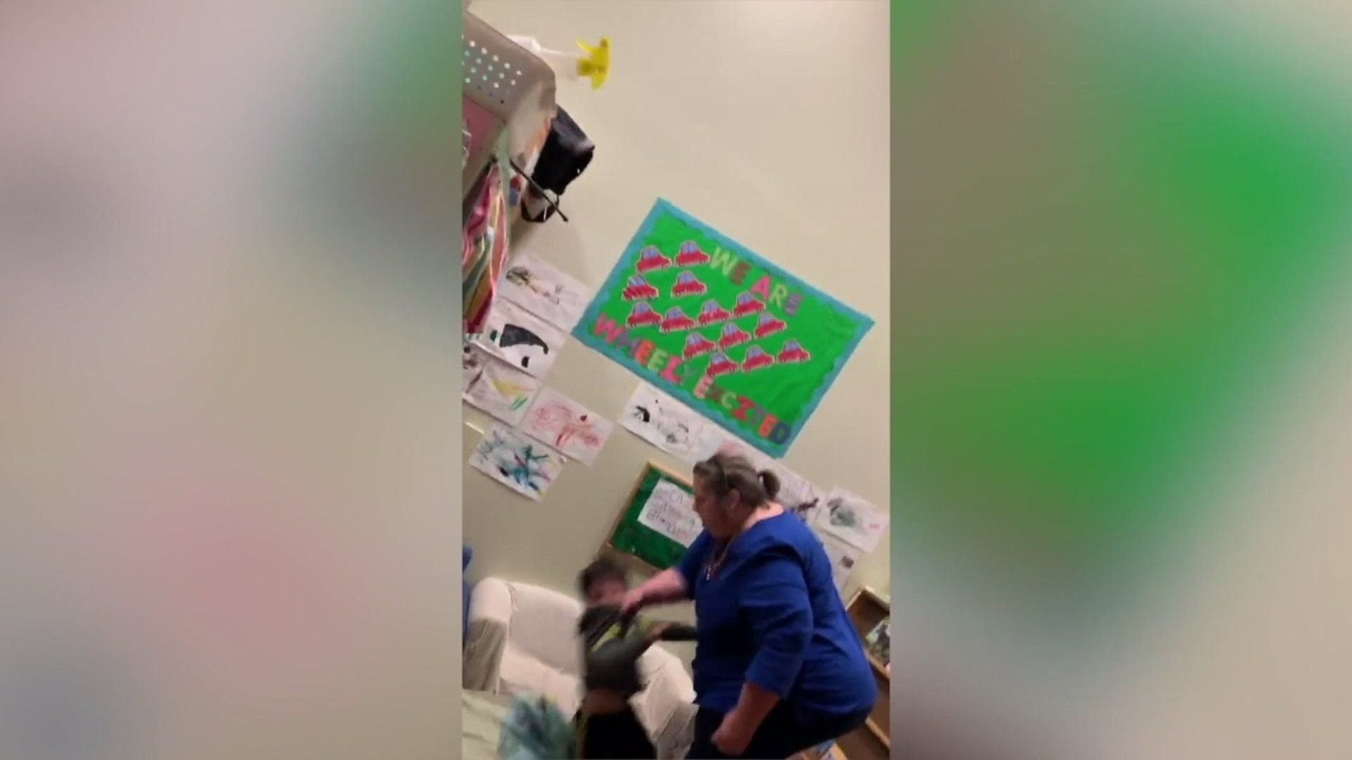 Troubling video shows woman throwing child on mat in North Carolina day ...