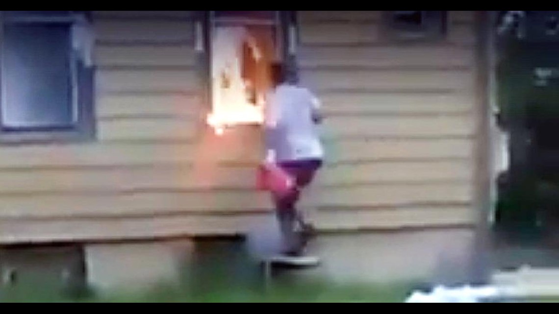 ‘Y’all got a lighter?’ Cell phone video shows woman pouring gas ...