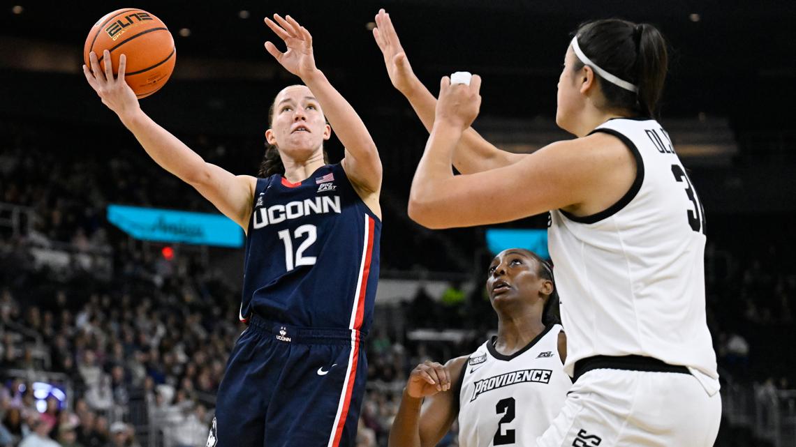 No. 5 UConn beats Providence 77-40 | fox61.com