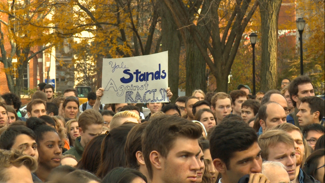Yale students hold ‘March of Resilience’ in response to racial ...