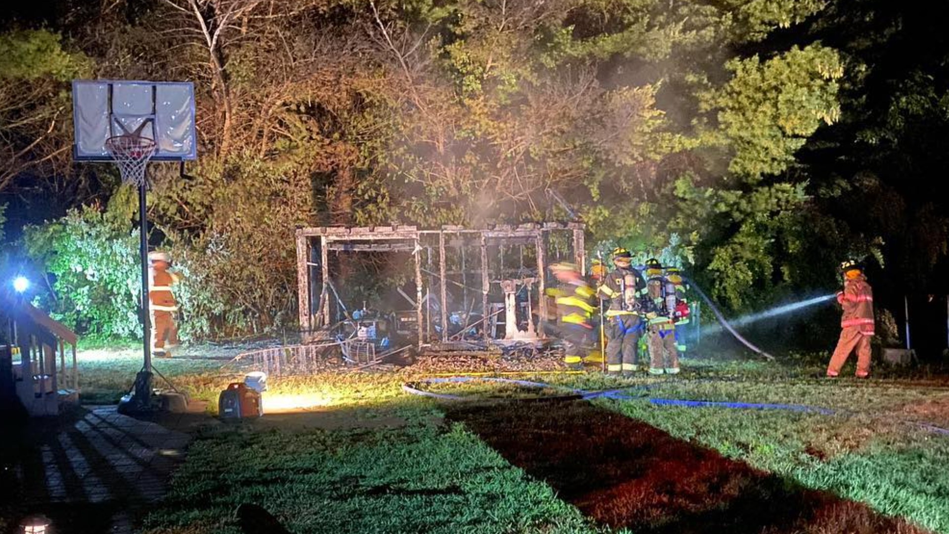 Lightning strikes shed in Coventry, Conn., sparks fire | fox61.com