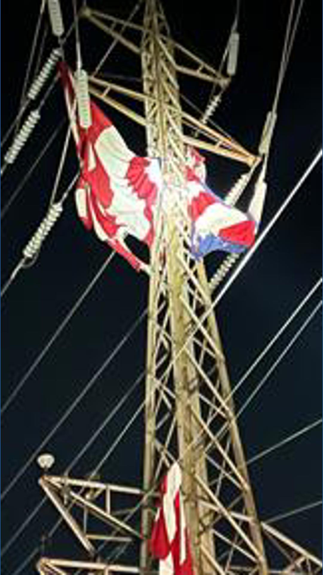 Thousands lose power after American flag flies into Stamford ...