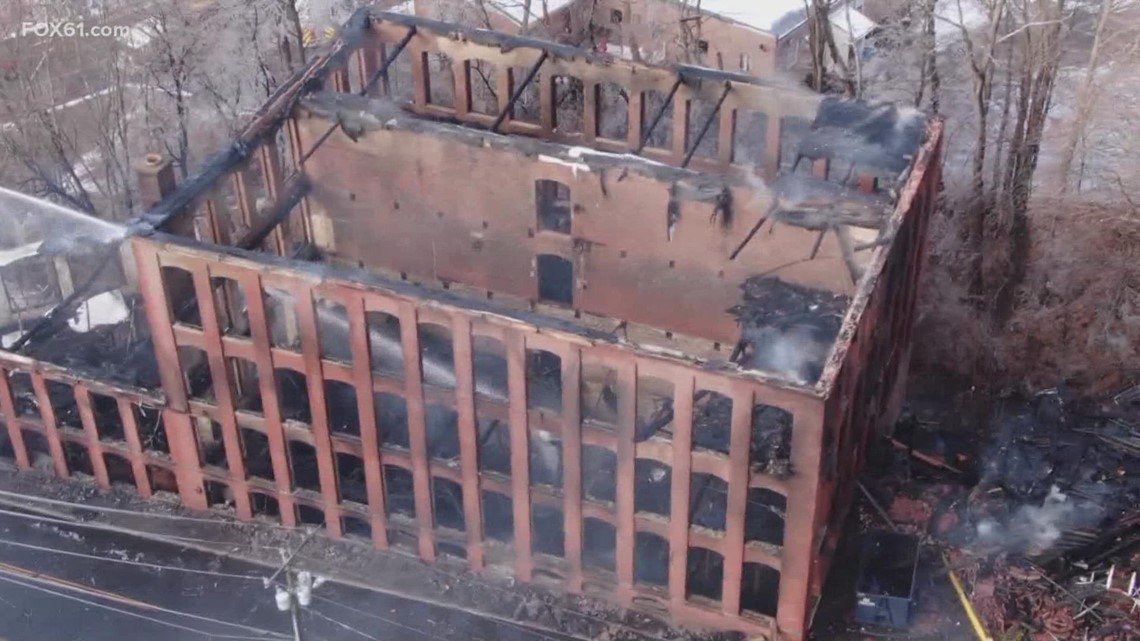 Rockville factory destroyed by fire | fox61.com