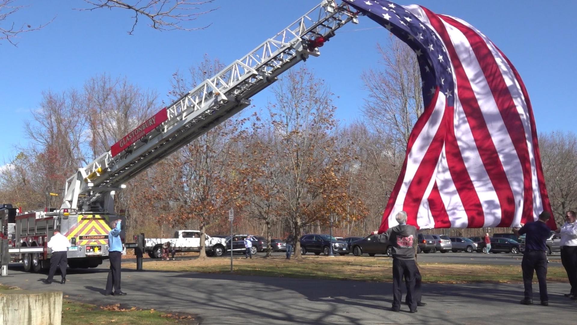 New Glastonbury Heroes Monument dedicated on Veterans Day | fox61.com