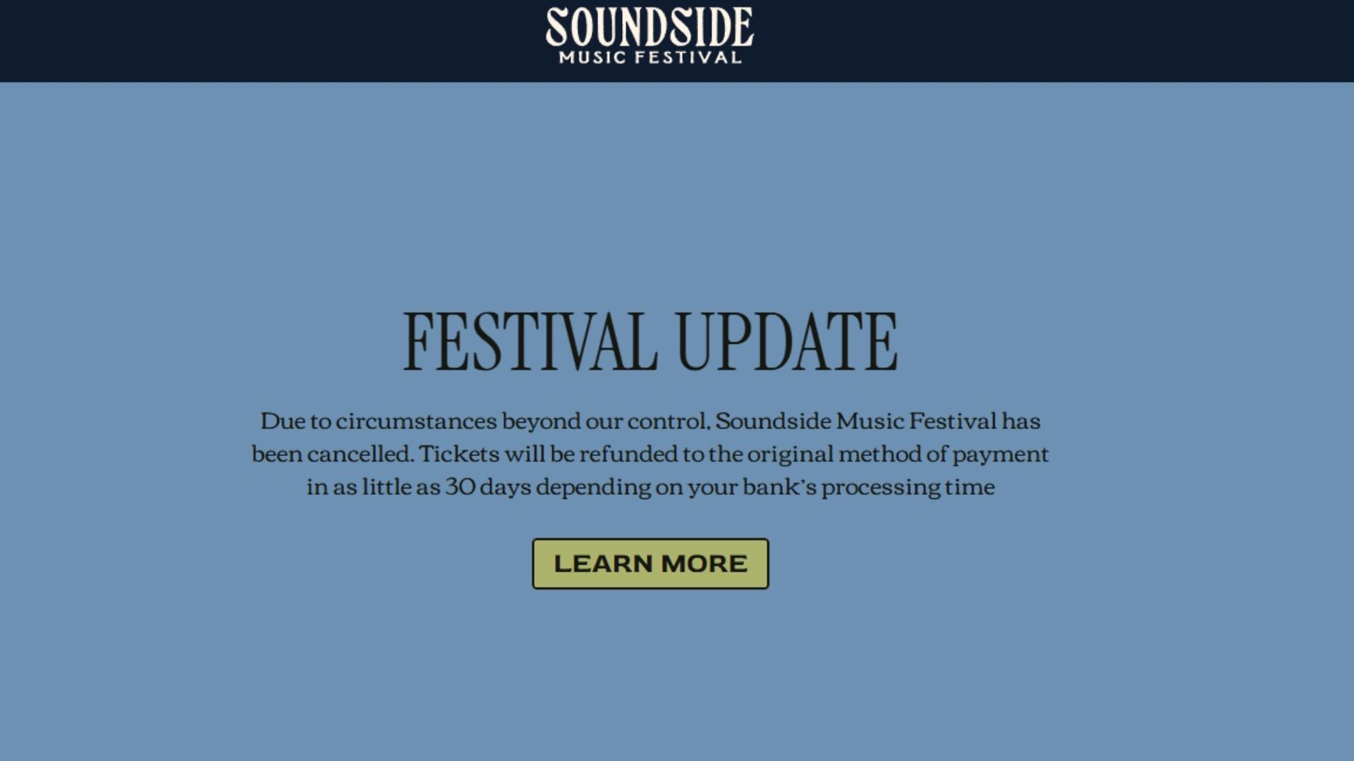 Bridgeport, Conn. Soundside Music Festival canceled | fox61.com