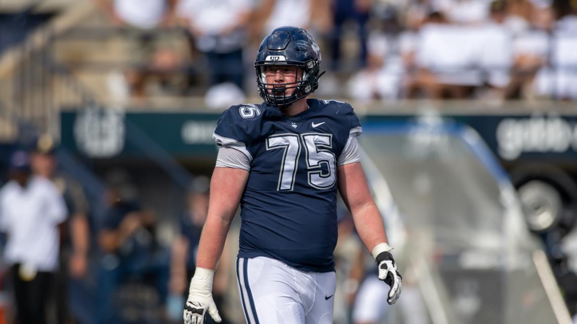 UConn tackle Chase Lundt drafted by Buffalo Bills in 2025 NFL Draft ...