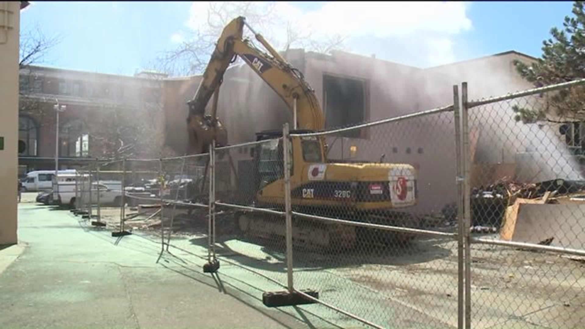 Demolition of condemned Church Street South apartments underway | fox61.com
