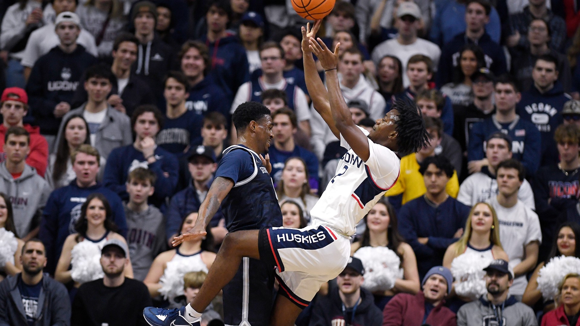UConn defeats Georgetown 84-73 at home. | fox61.com
