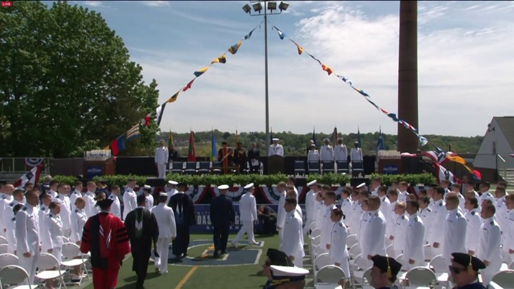 Homeland Security Chief speaks at U.S. Coast Guard Academy graduation ...