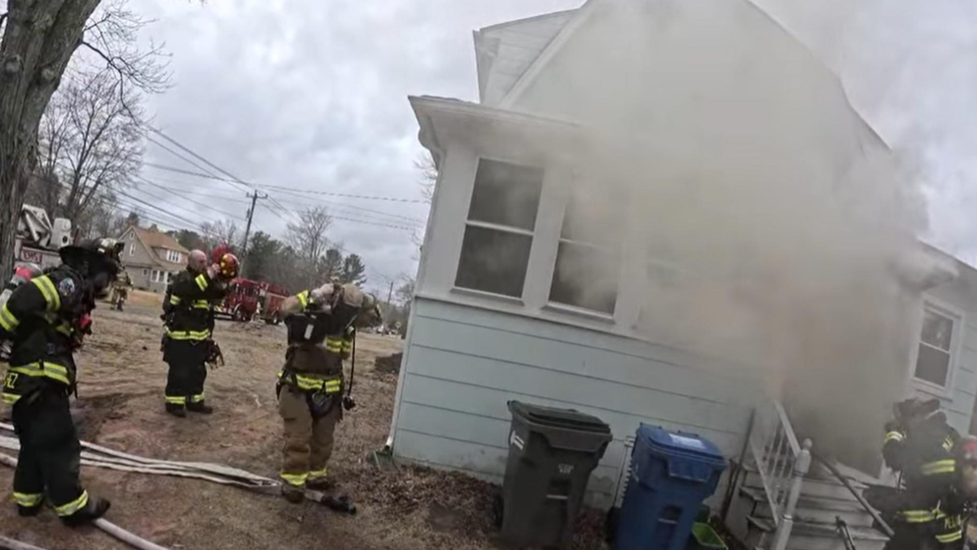 House fire in Manchester leaves firefighter injured, 2 displaced ...
