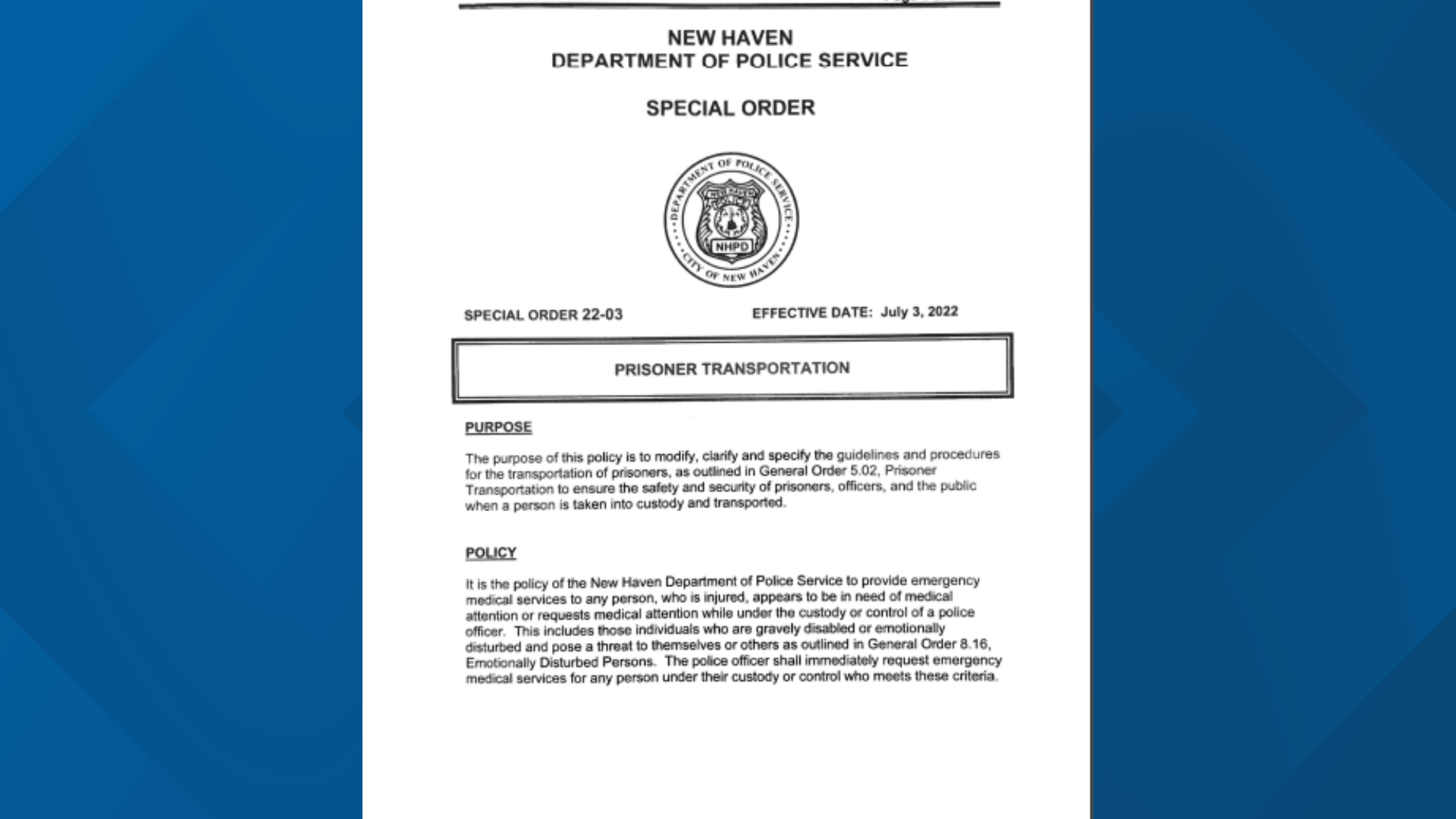 CT officials announce reforms after man paralyzed in police van | fox61.com