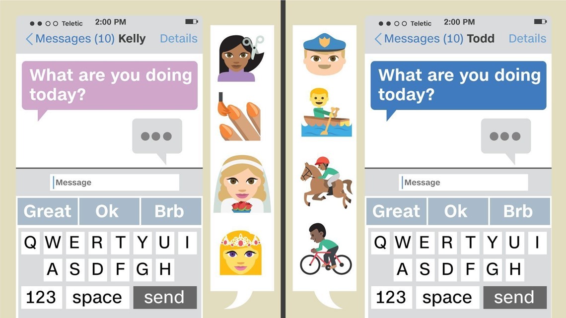 Are female emojis sexist and harmful to young girls? | fox61.com