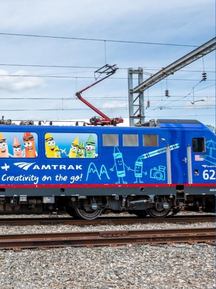 Amtrak and Crayola are bringing colorful trains to Connecticut | fox61.com