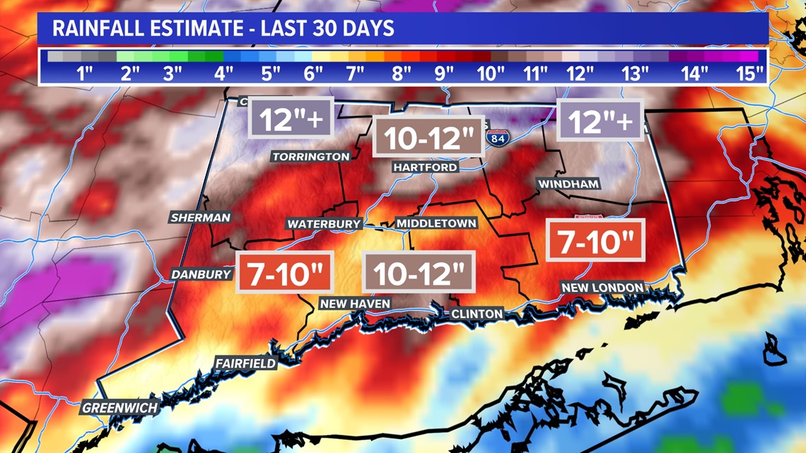 Hartford area breaks the record for wettest July and 1 week to go ...