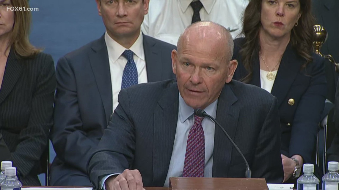 Boeing CEO testifies before U.S. Senate subcommittee | fox61.com