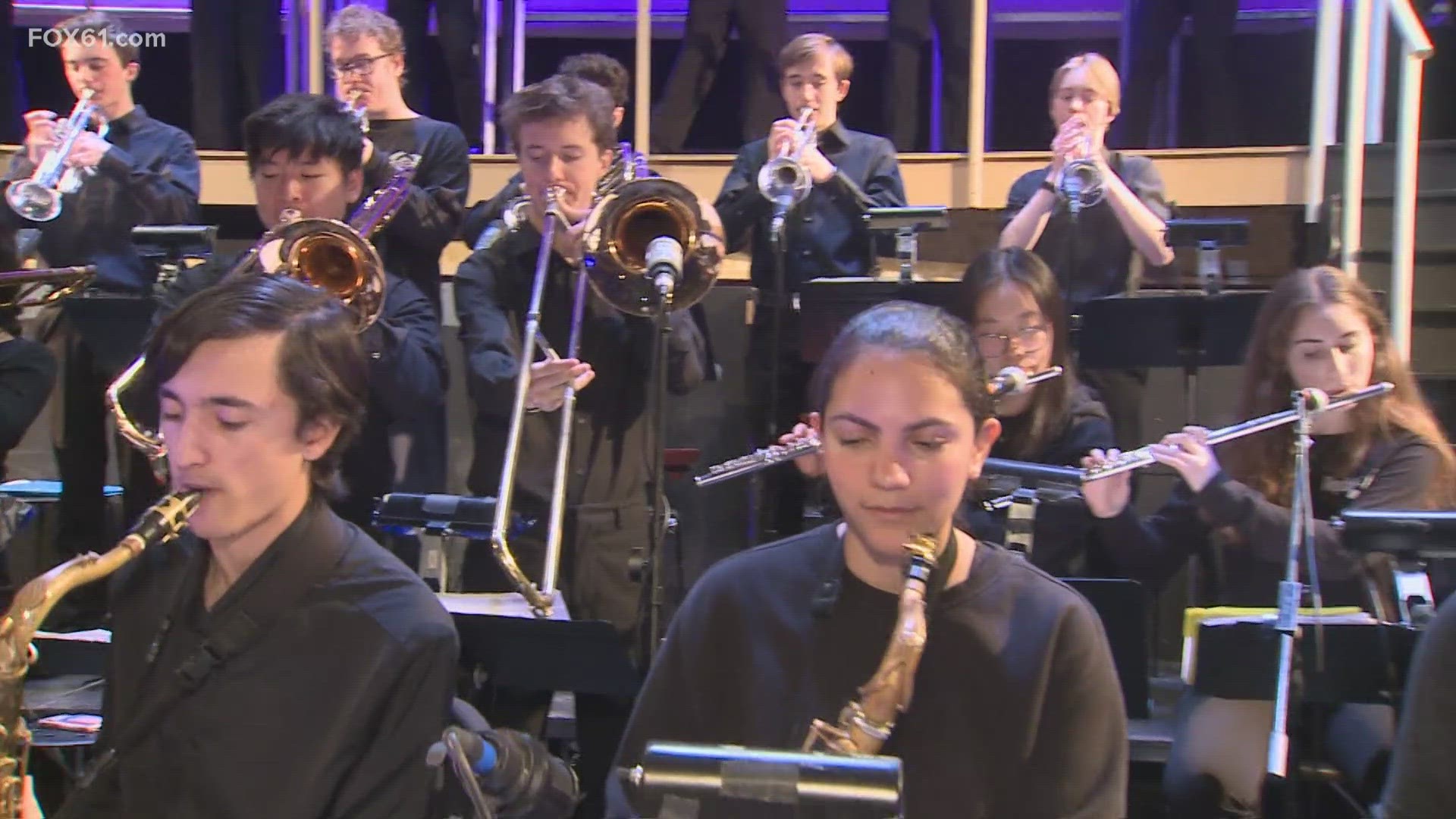 Pops 'n Jazz at Hall High School performance | fox61.com