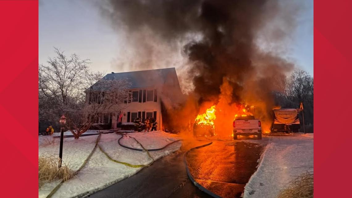 Burlington firefighters, EMS respond to fire at house on Gilbert Lane ...