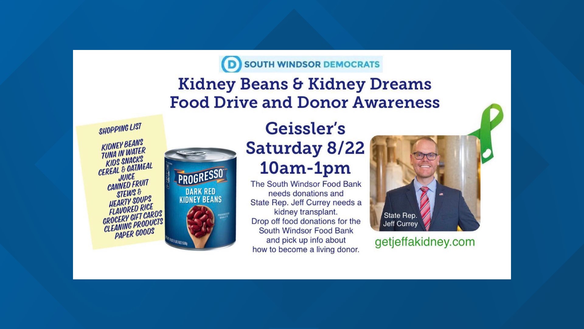 State Representative Jeff Currey needs a new kidney | fox61.com