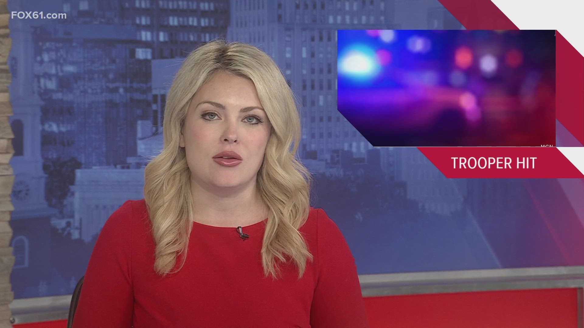 Connecticut state trooper hospitalized after cruiser struck by vehicle ...