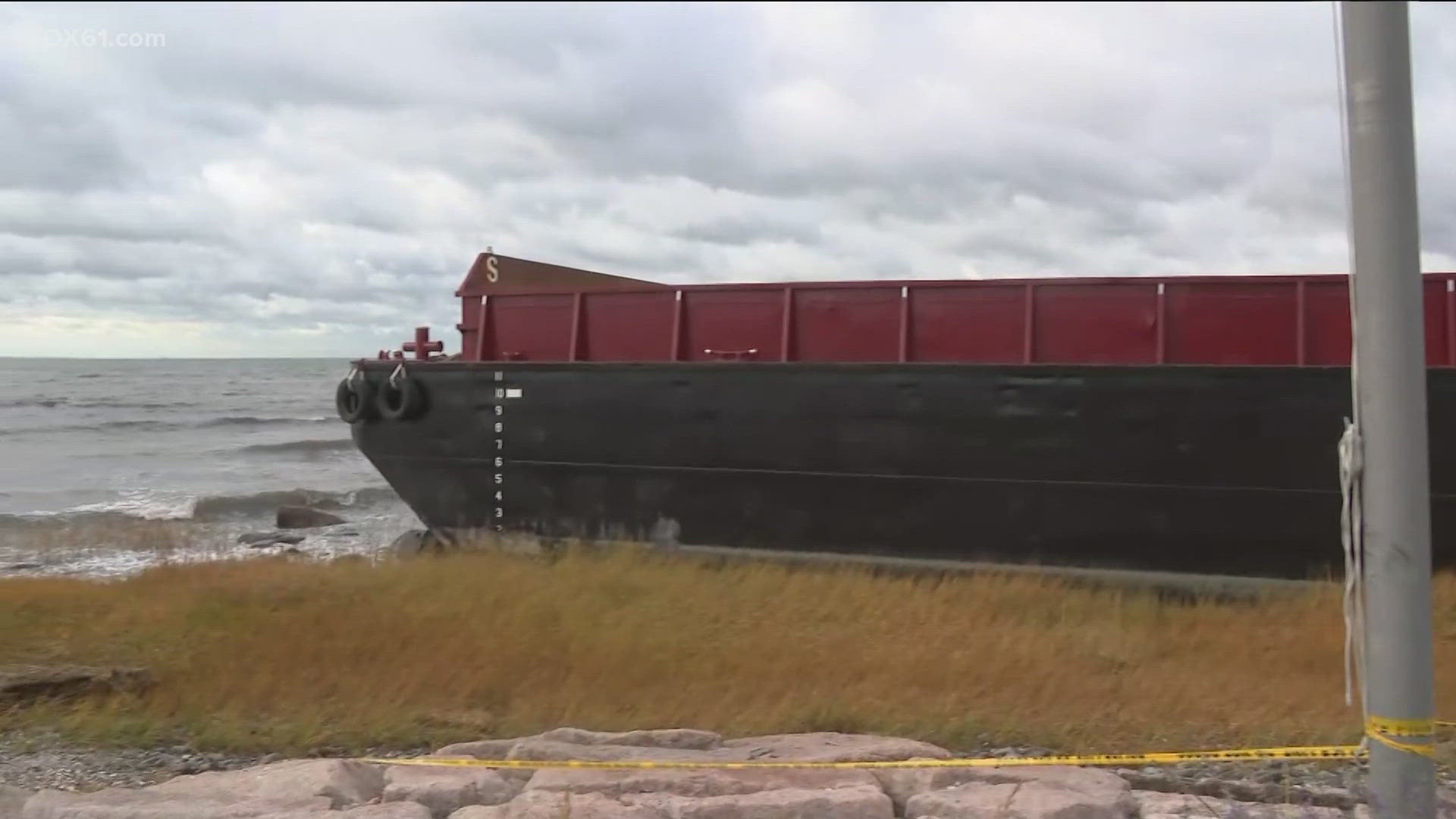 2 large barges run ashore in Connecticut, US Coast Guard reports ...