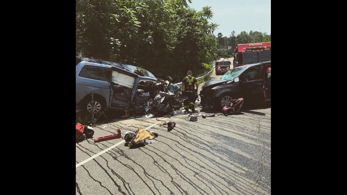 12 people, including children injured in Stratford crash | fox61.com