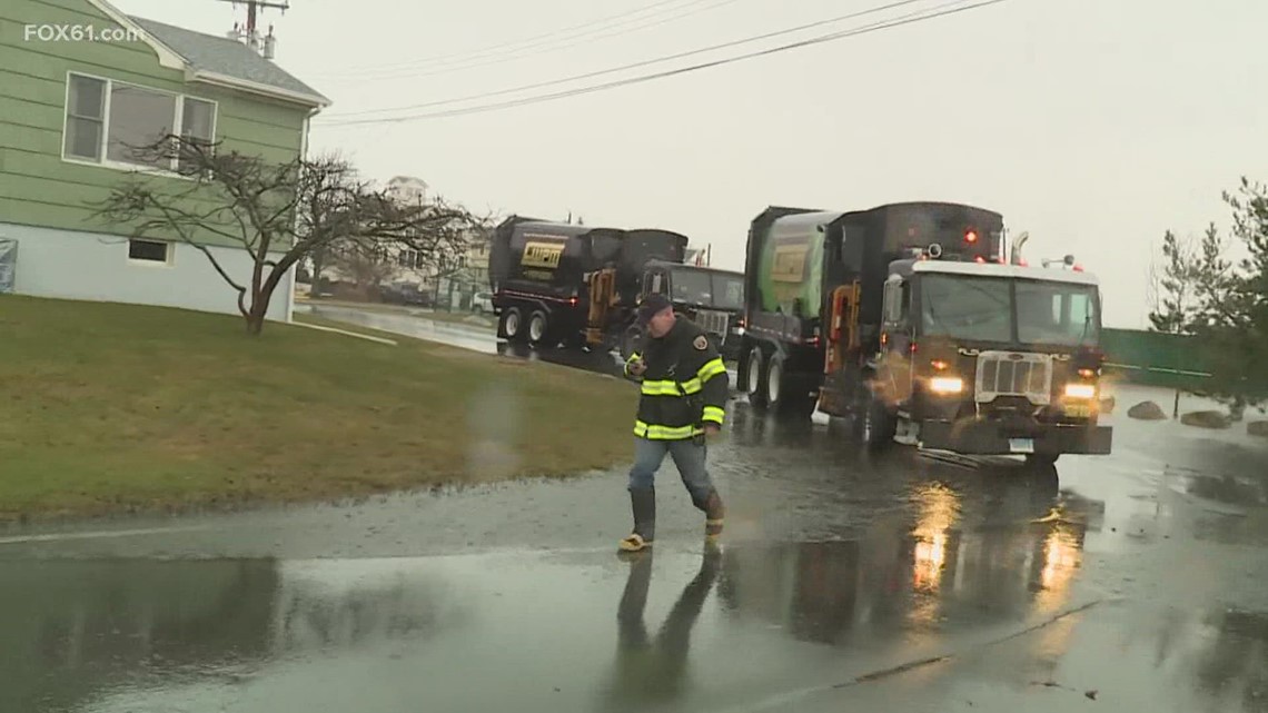 In Groton, flooding and downed power lines | fox61.com