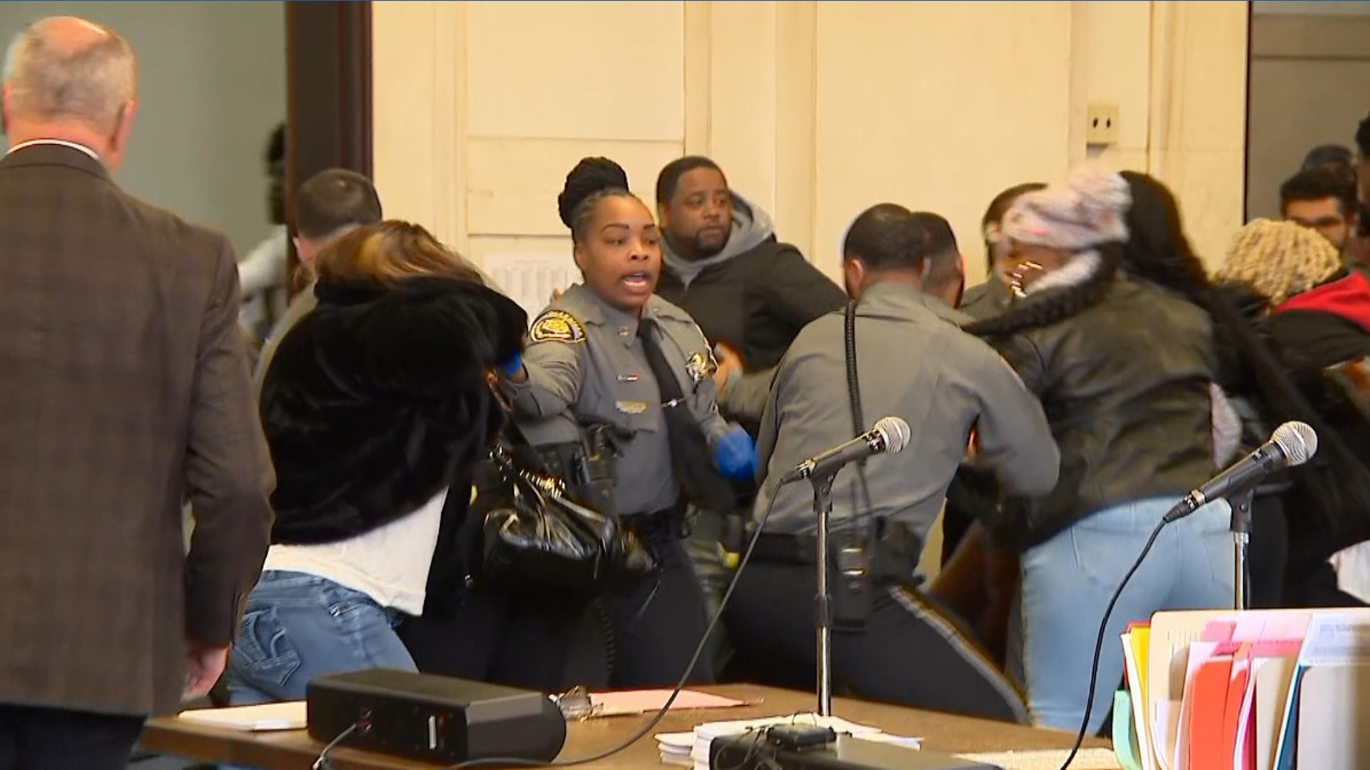 East Haven stabbing victim's family erupts as murder suspect leaves ...