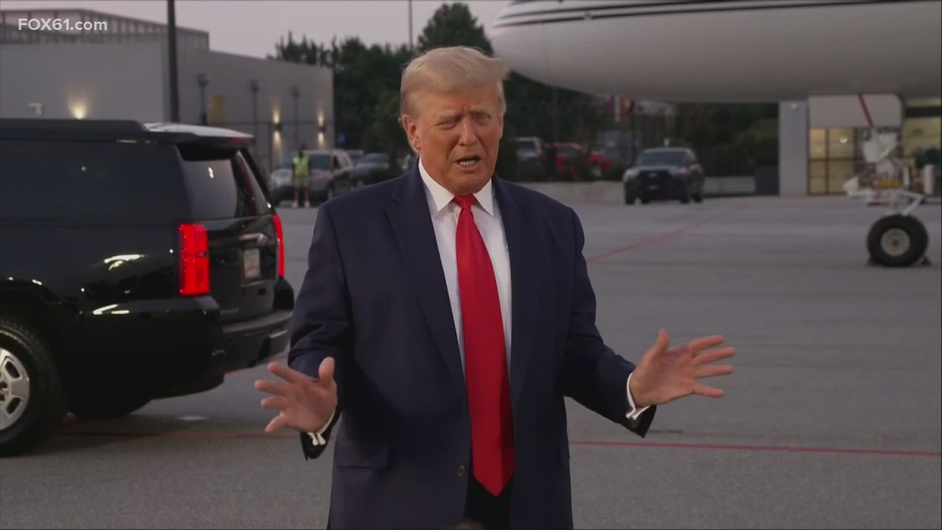 Former President Trump speaks out after historic arrest, mug shot in ...