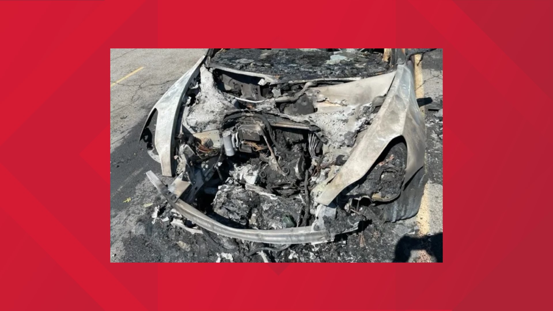 Tesla car catches on fire, takes firefighters nearly an hour to p ...