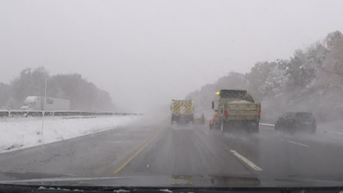 First snowstorm of winter season has state officials focused on road ...
