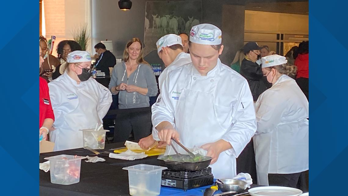High Schools teams compete in culinary competitions at Dunkin Donuts ...