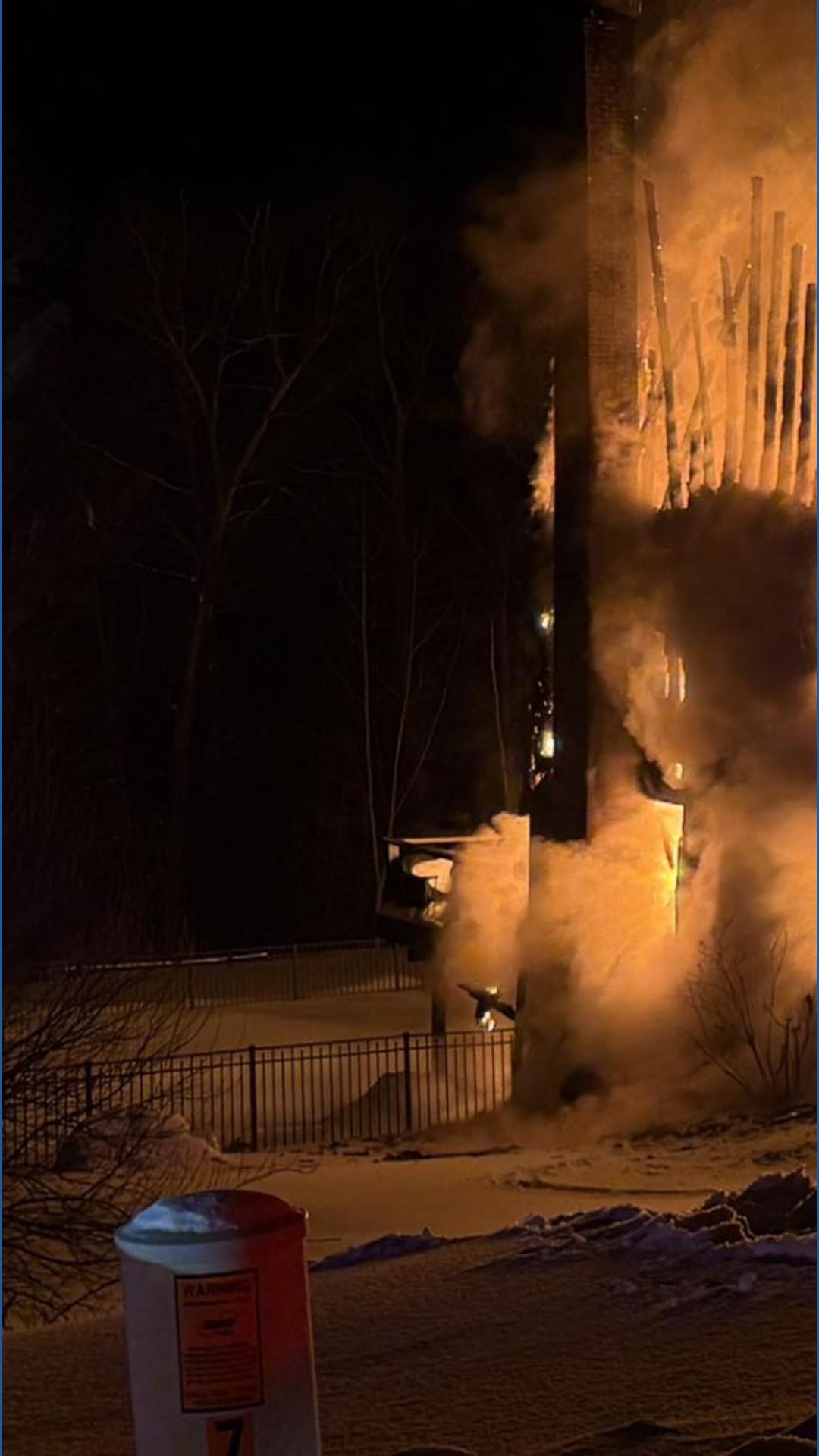 Late-night fire destroys Tolland home; one man taken to hospital ...