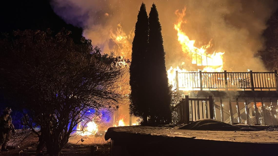 Home engulfed in fire in Beacon Falls | fox61.com
