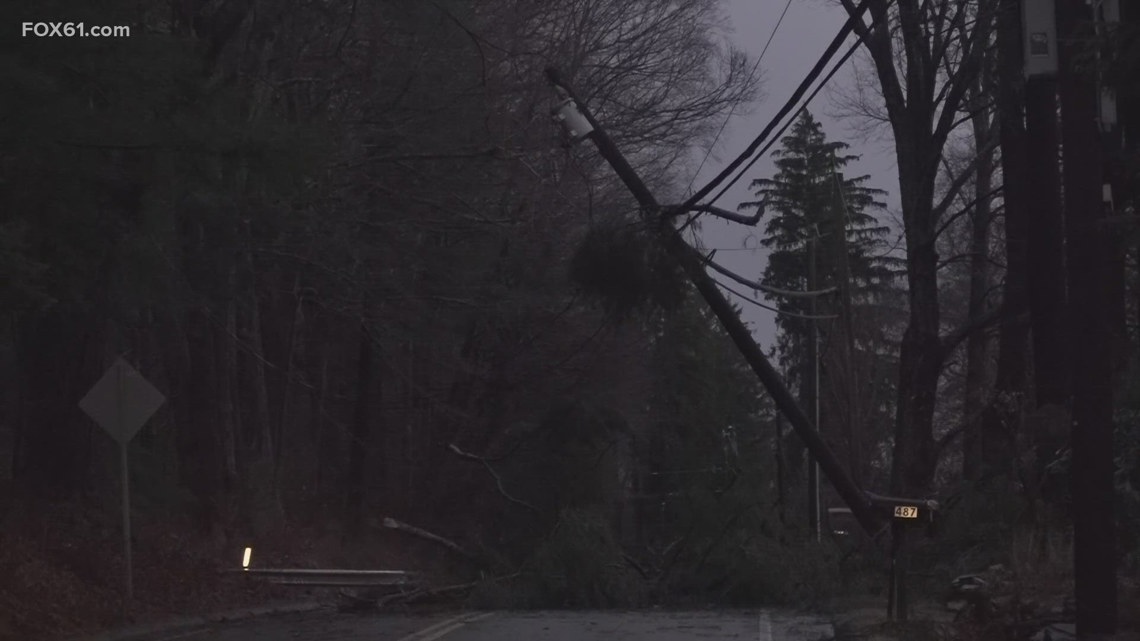 Widespread power outages reported across Connecticut after windstorm ...